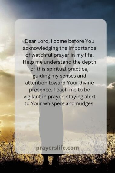 16 Striking Prayer Points On Watch And Pray