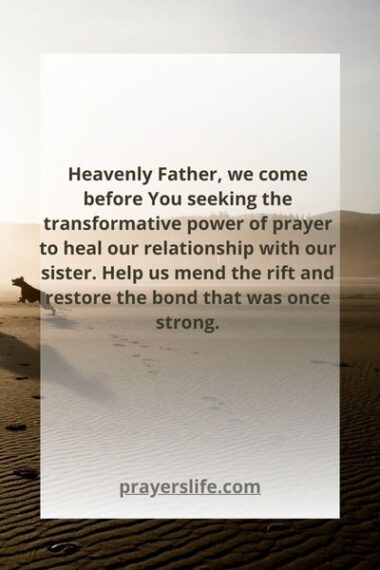20 Powerful Prayer To Heal Relationship With Sister