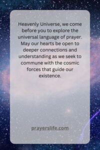 21 Powerful Prayer To The Universe