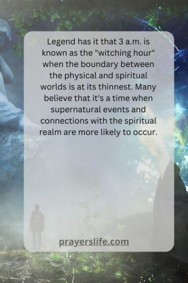 Why Praying At 3am Is Important.