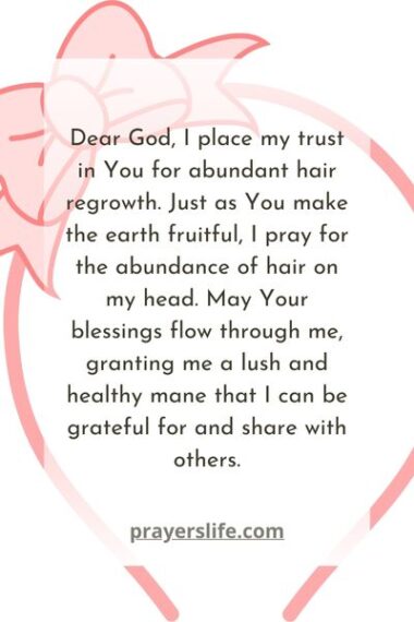 18 Effective Prayer For Supernatural Hair Growth