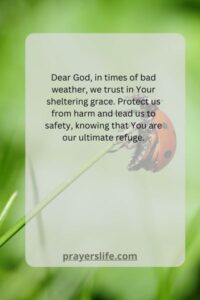 20 Powerful Protection Prayer For Safety In Bad Weather