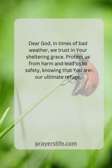 20 Powerful Protection Prayer For Safety In Bad Weather