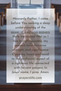 21 Inspiring Prayers Of The Righteous