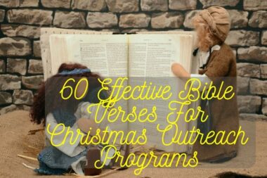 60 Effective Bible Verses For Christmas Outreach Programs